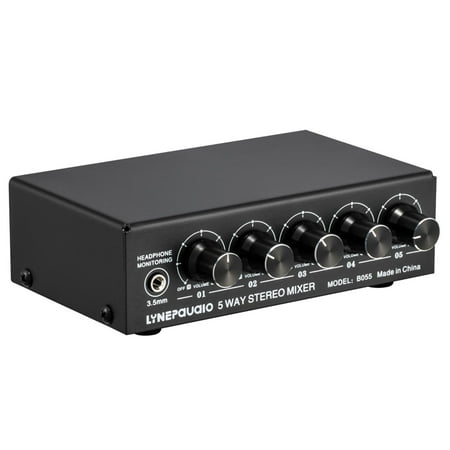 Mini Stereo Active Mixer Audio Multi-Channel Mixer Control | Walmart Canada
