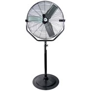 Garrison 3-Speed Industrial Oscillating Pedestal Fan, 24 In., 7,700 Cfm ...