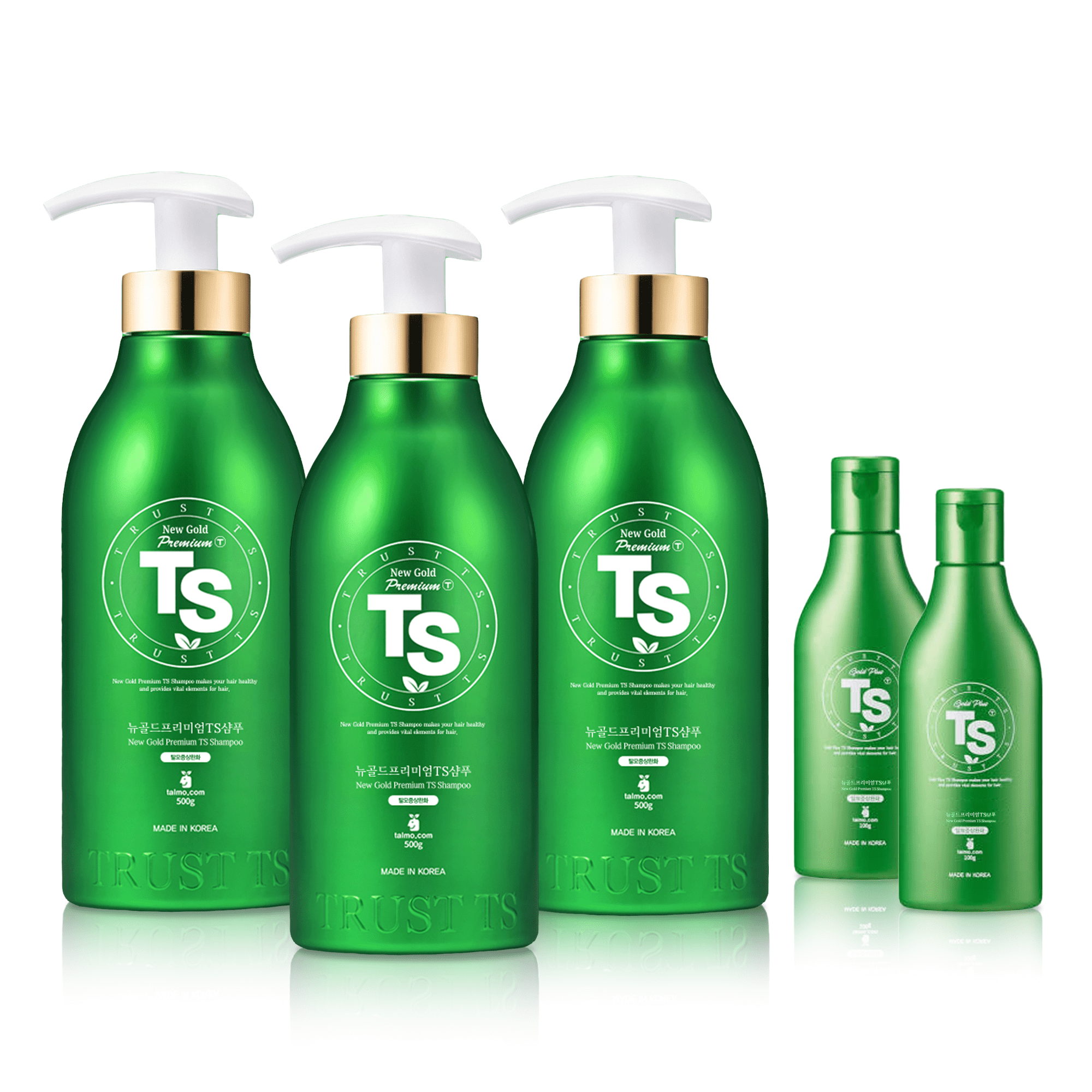 TS Special Gift Set (New Gold Premium TS Shampoo 500g X 3 + New Gold ...