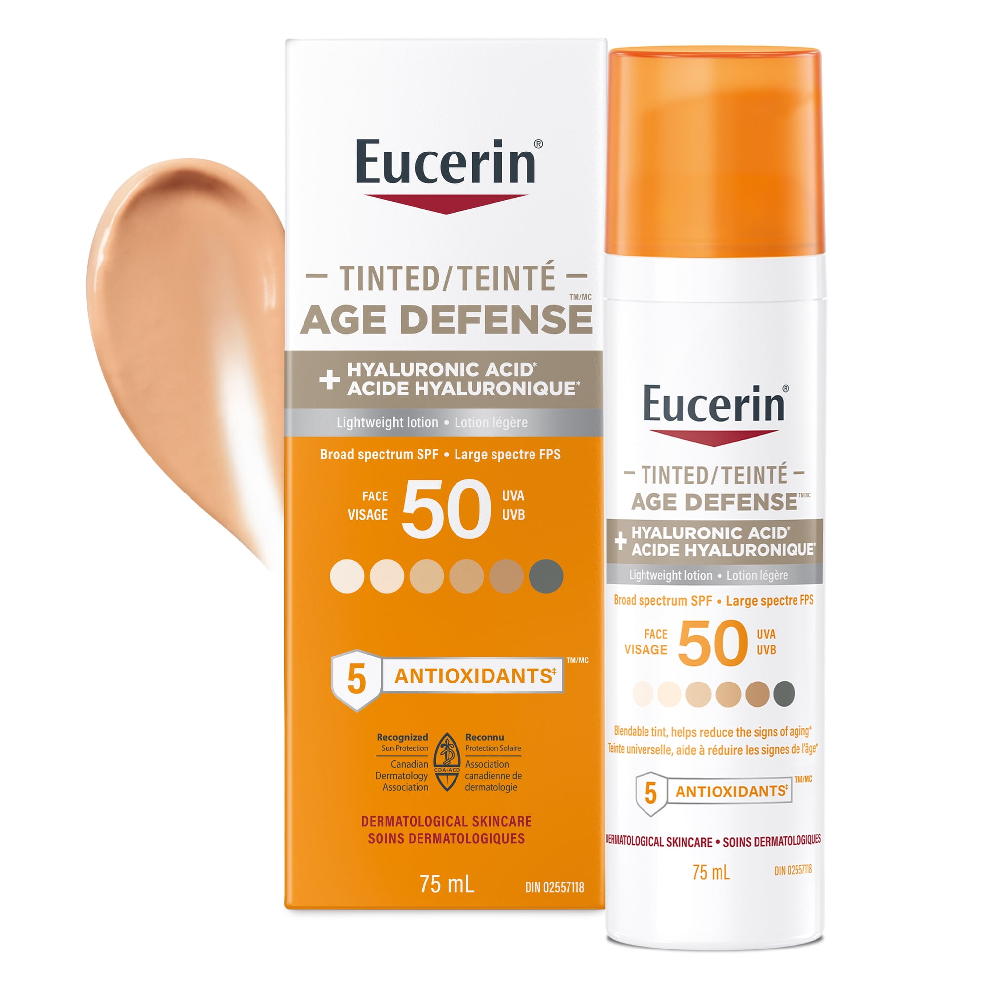 Click here for Eucerin Tinted Age Defense Spf 50 Face Sunscreen L... prices