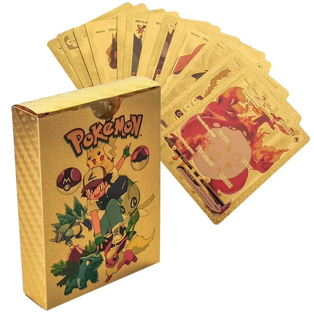 55/110 PCS Pokemon Trading Cards Inglés Alemán Regalos de fiesta de ...