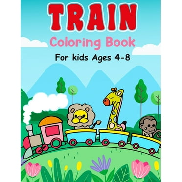 Trains Coloring Book (Paperback) - Walmart.com