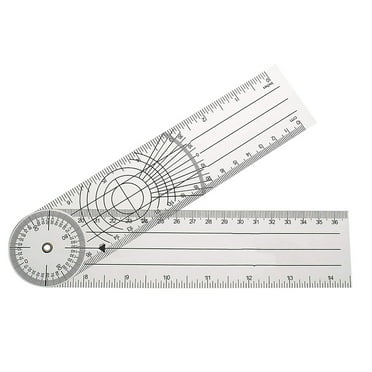 Orthopedic Goniometer, 360 Degree Large Size Plastic Goniometer ...