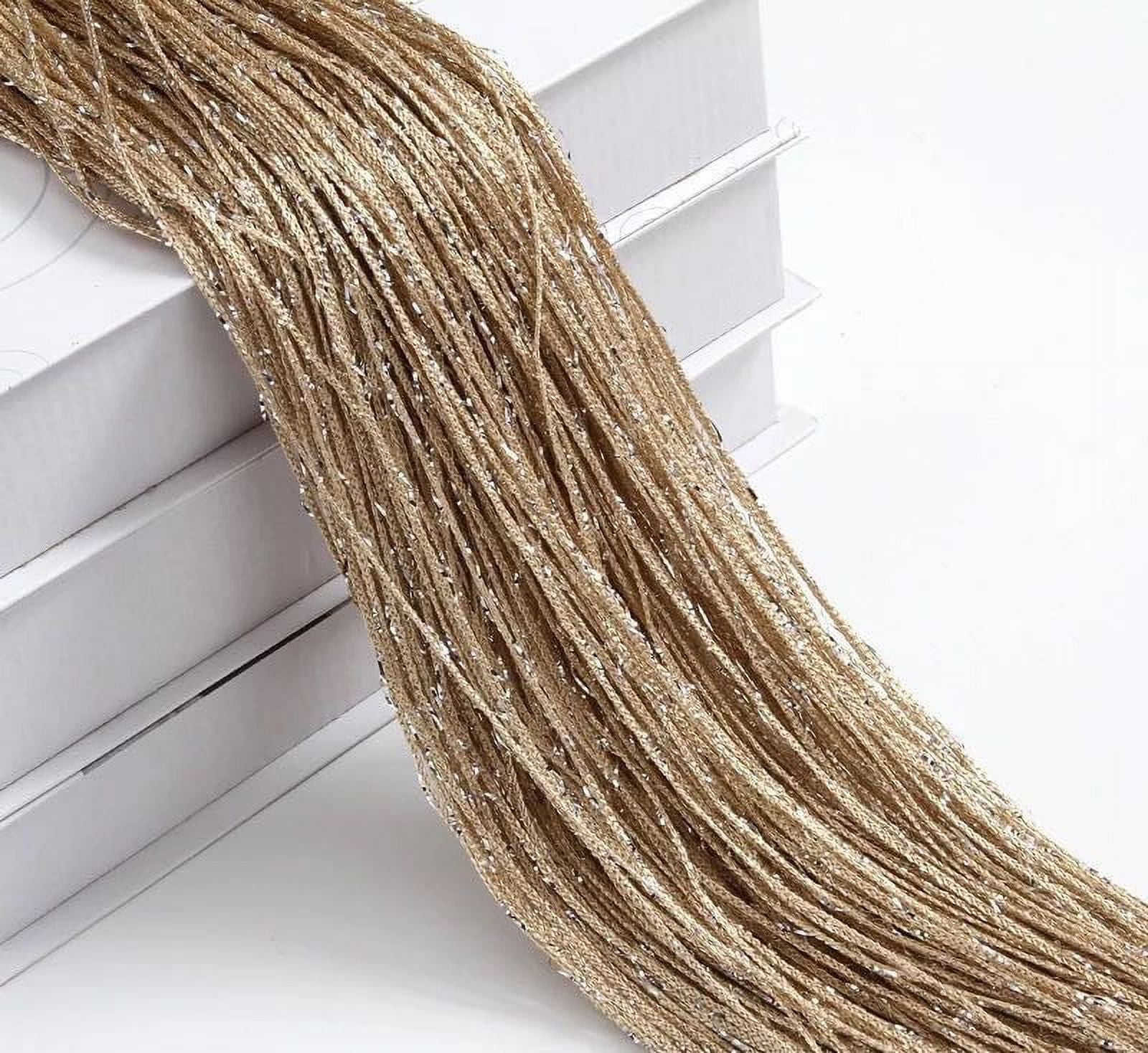 Cortina de cuentas elegante en tono champán - 1m x 2m - Decoración ...