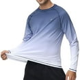 Tyhengta Men's Long Sleeve Swim Shirts Rashguard UPF 50+ UV Sun Protection Shirt Athletic ...