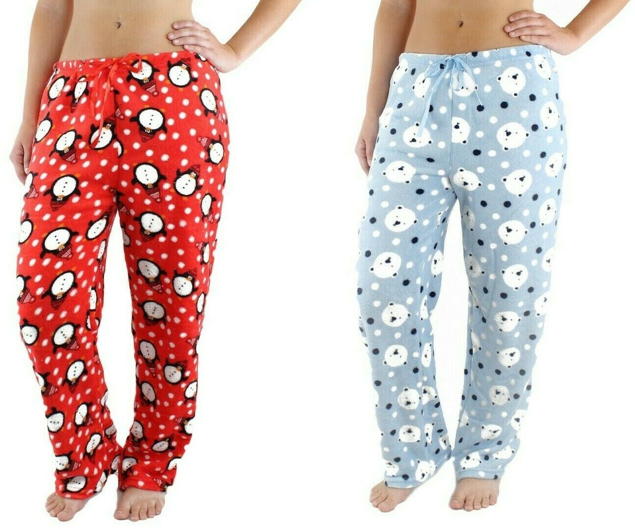 Comfy Lifestyle Women's Ladies Plush Soft Fleece Pajama Sleep Lounge ...