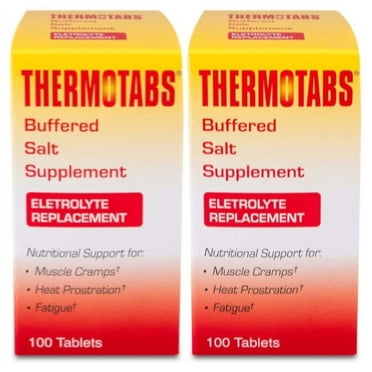 THERMOTABS Salt Supplement Buffered Tablets 100 Tablets (Pack of 3 ...