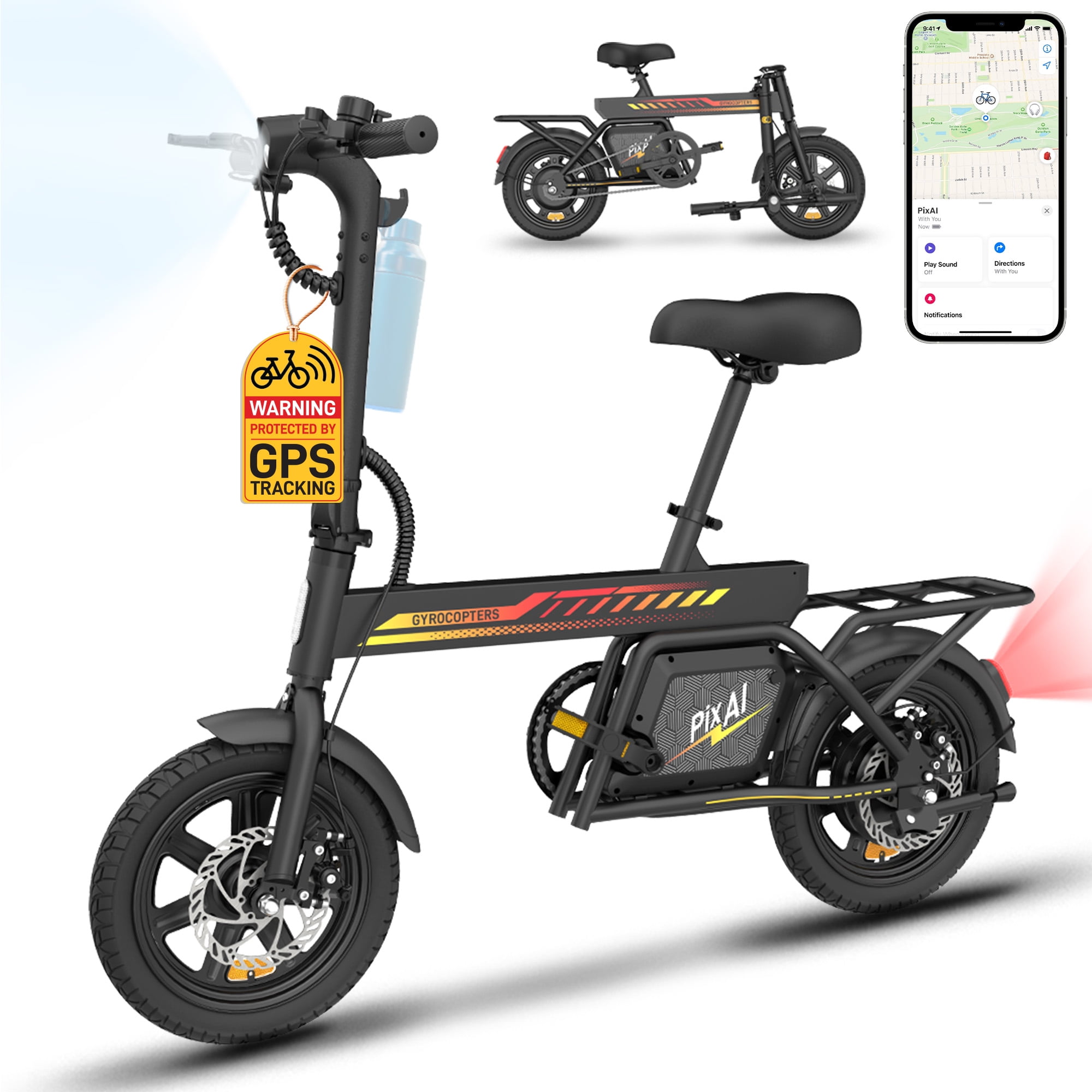 Click here for Gyrocopters Pixai Electric Foldable Dual Rider Car... prices