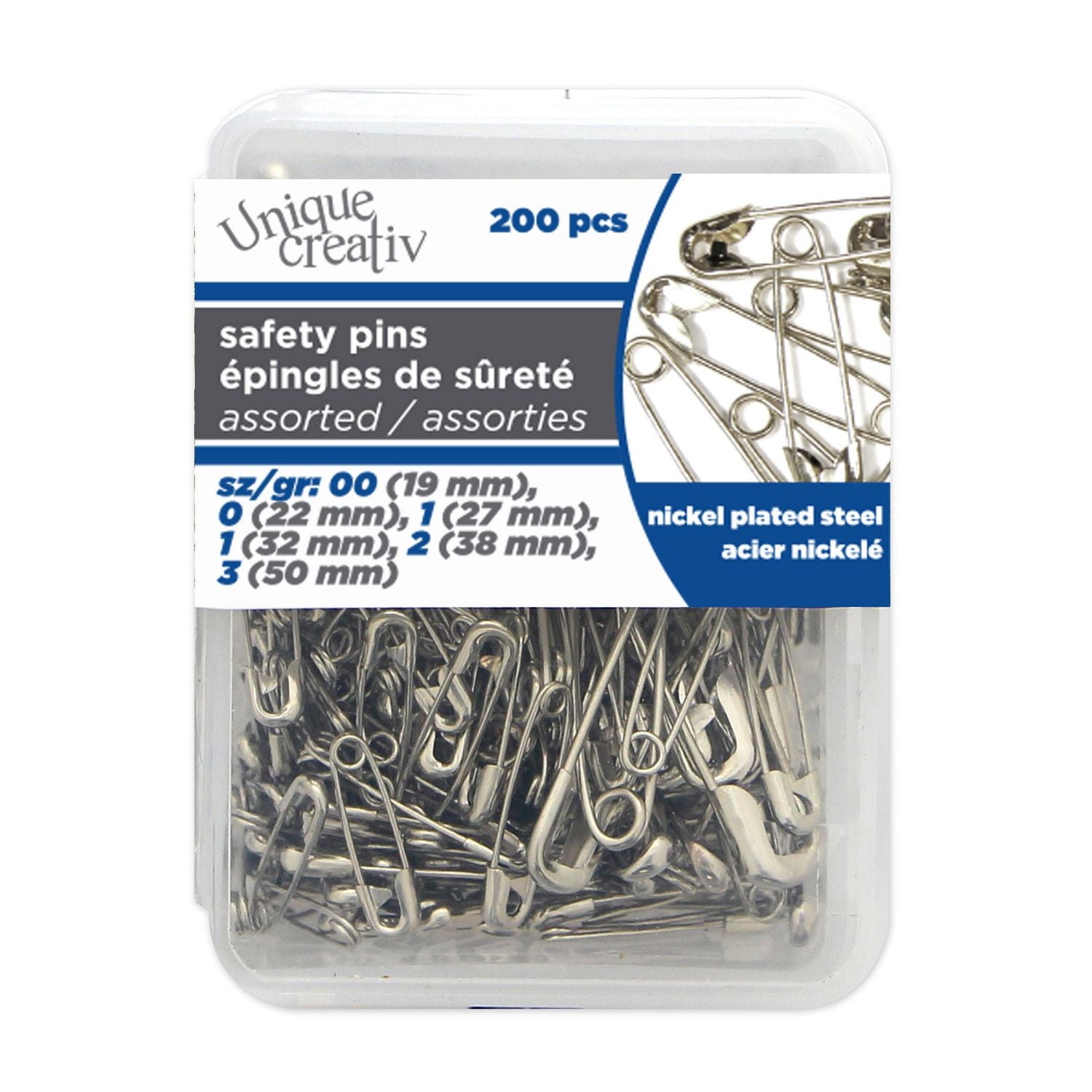 Click here for Unique Creativ Assorted Safety Pins - Nickel‑plate... prices