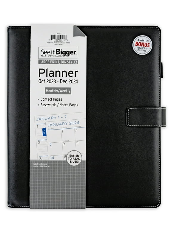 See it Bigger Planners in Calendars and Planners - Walmart.com