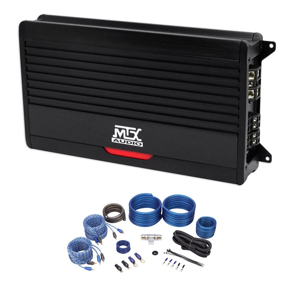 MTX THUNDER75.4 400 Watt RMS 4-Channel Amplifier 2-Ohm Car Stereo+Amp ...