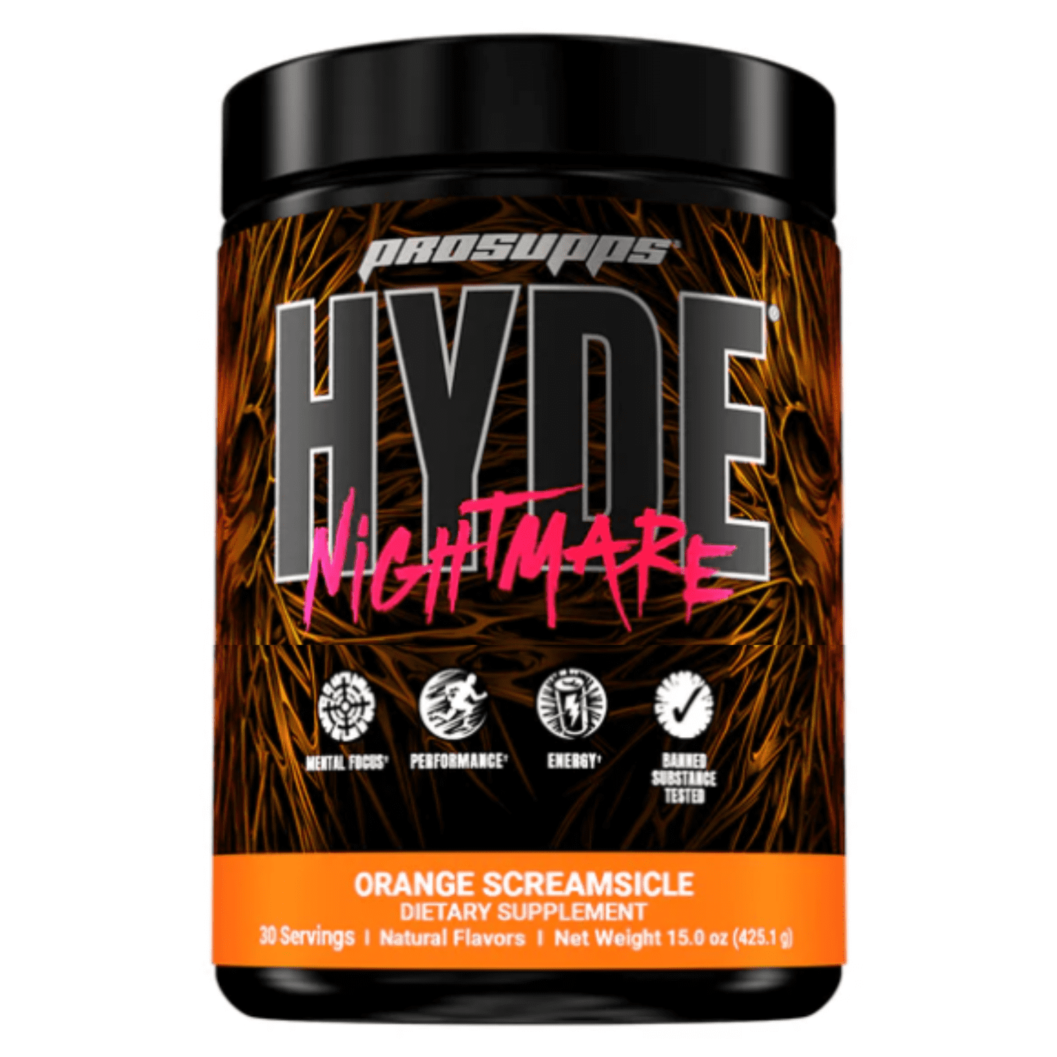PROSUPPS HYDE NIGHTMARE 30 SERVICIOS SABOR ORANGE SCREAMSICLE | Bodega Aurrera en línea