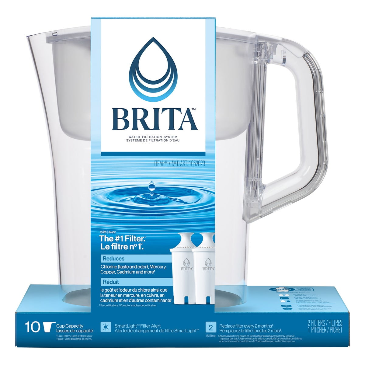 Click here for Brita Champlain 2.4 L (10-Cup) Pitcher With 2 Filt... prices