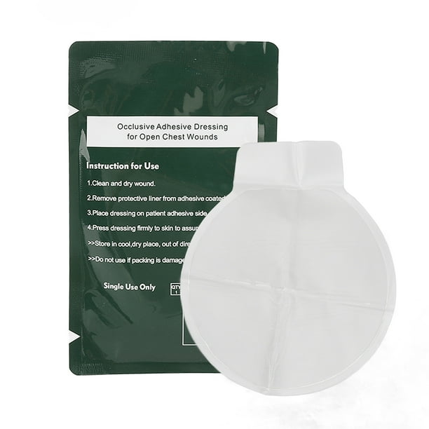 Vent Chest Seal Hydrogel Occlusive Adhesive Dressing Patch for ...