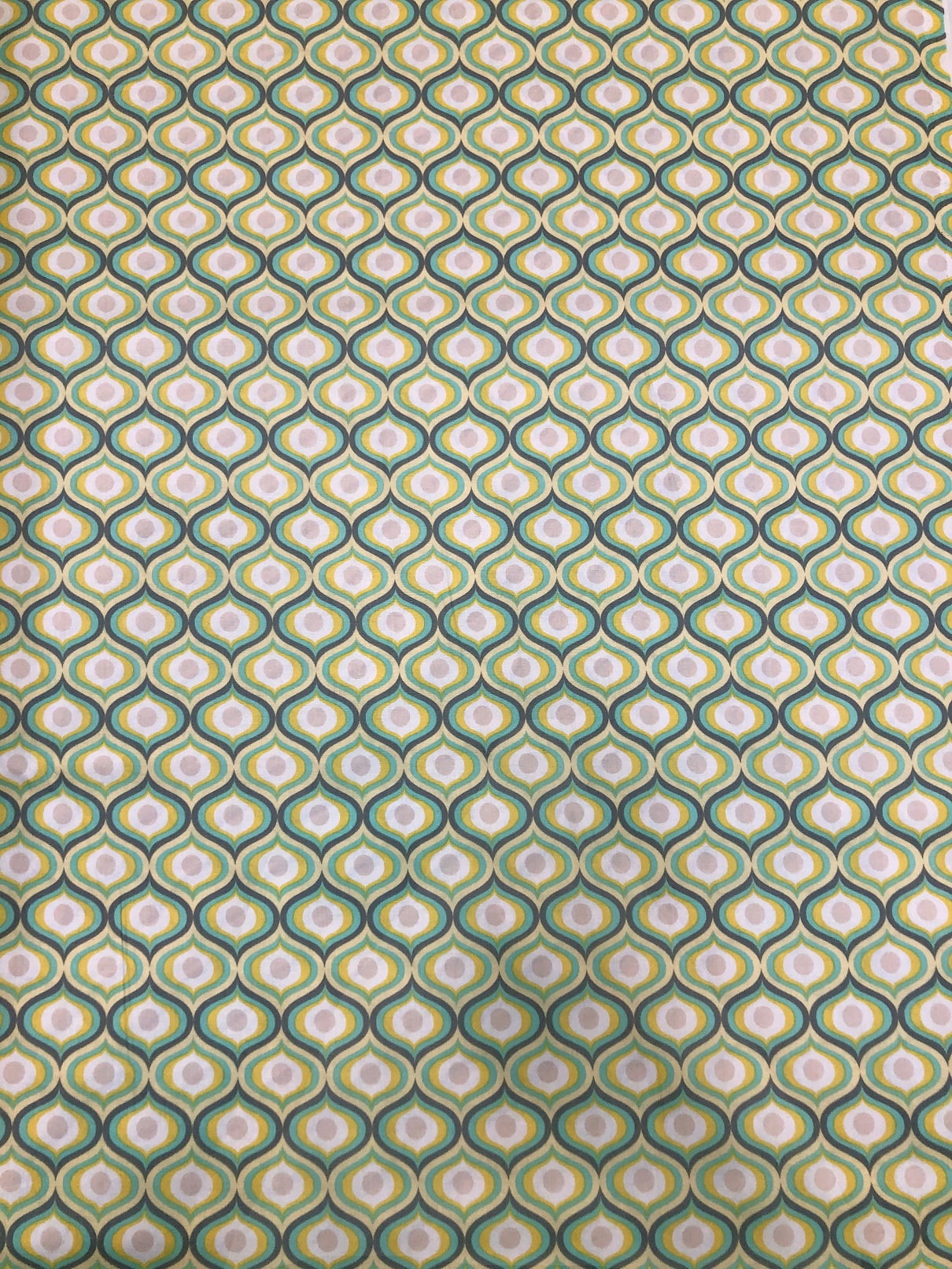 100% Cotton Fabric None Stretch Geometric Fabric Design - Walmart.com