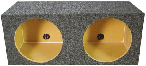 Qpower QMPSQ10E Empty Woofer Box (2)10" Square Style *Mpsq10E ...