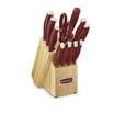 Hampton Signature™ Argentum Red - 14 Piece Knife Block Set, Forged ...