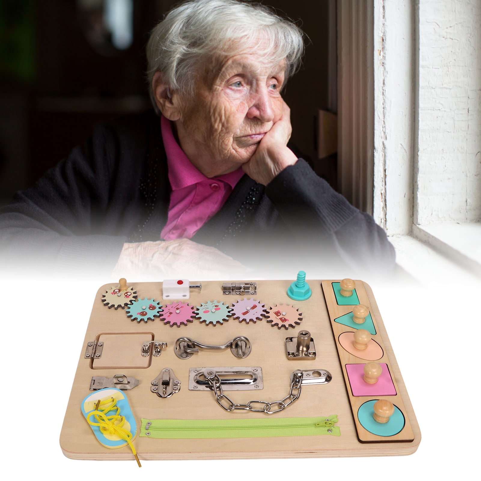 Click here for Domqga Dementia Board  Sensory Board Toy Relax Anx... prices