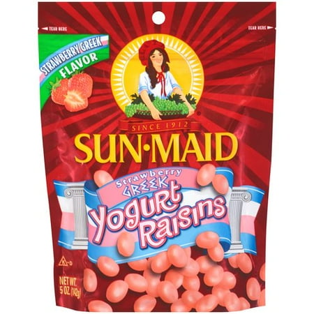 Sun-Maid Strawberry Greek Yogurt Raisins, 5 oz - Walmart.com