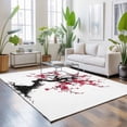 Area Rugs 4'x6'. Plum Tree Branches Carpet Runner Indoor Outdoor Rugs ...