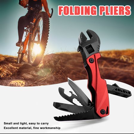 Jinveno Folding Plier Wire Stripper Cable Cutter Pocket Multitool Outdoor EDC Tools | Walmart Canada