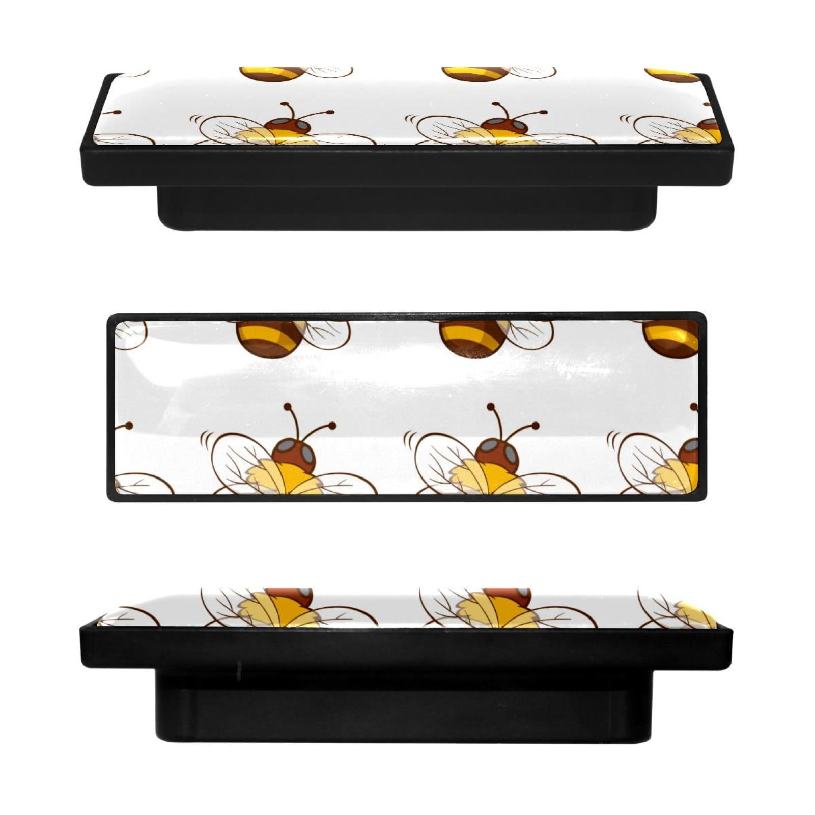 4 Pcs Rectangle Cabinet Handle Cupboard Knob Drawer Pulls Handle Bee ...