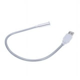 Long USB Metal Snake Light Flexible Adjustable Reading Night Light ...