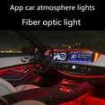 App Car Atmosphere Lights Fiber Optic Interior Light Colorful Cold RF ...