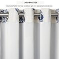 Elrene Home Fashions Navara Medallion Room-Darkening Window Curtain ...