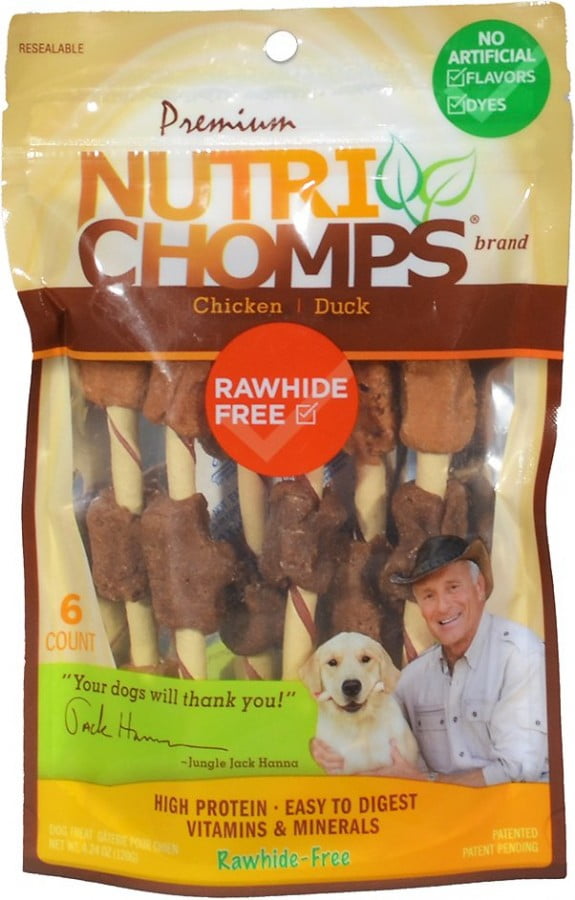 Nutri Chomps Chicken and Duck Kabobs Dog Treat - Walmart.com
