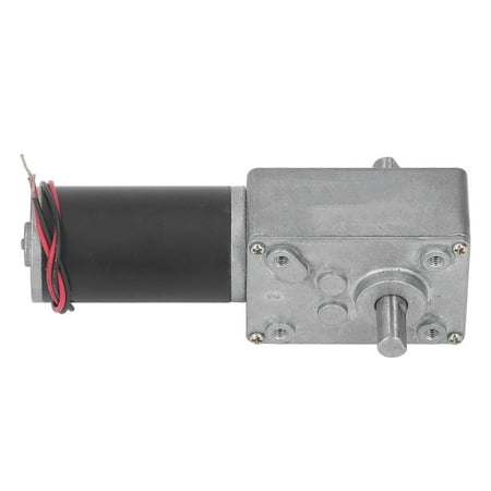 DC Gear Motor, 12V Self Locking Reversible Gear Motor Micro Dual Shaft ...