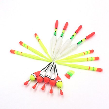 15 Pieces Angling Bobber Fishing Accessories Plastics Buoy Floating ...