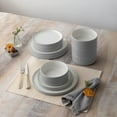 Noritake ColorTex Stone Grey 12-Piece Dinnerware Set, Service for 4 ...