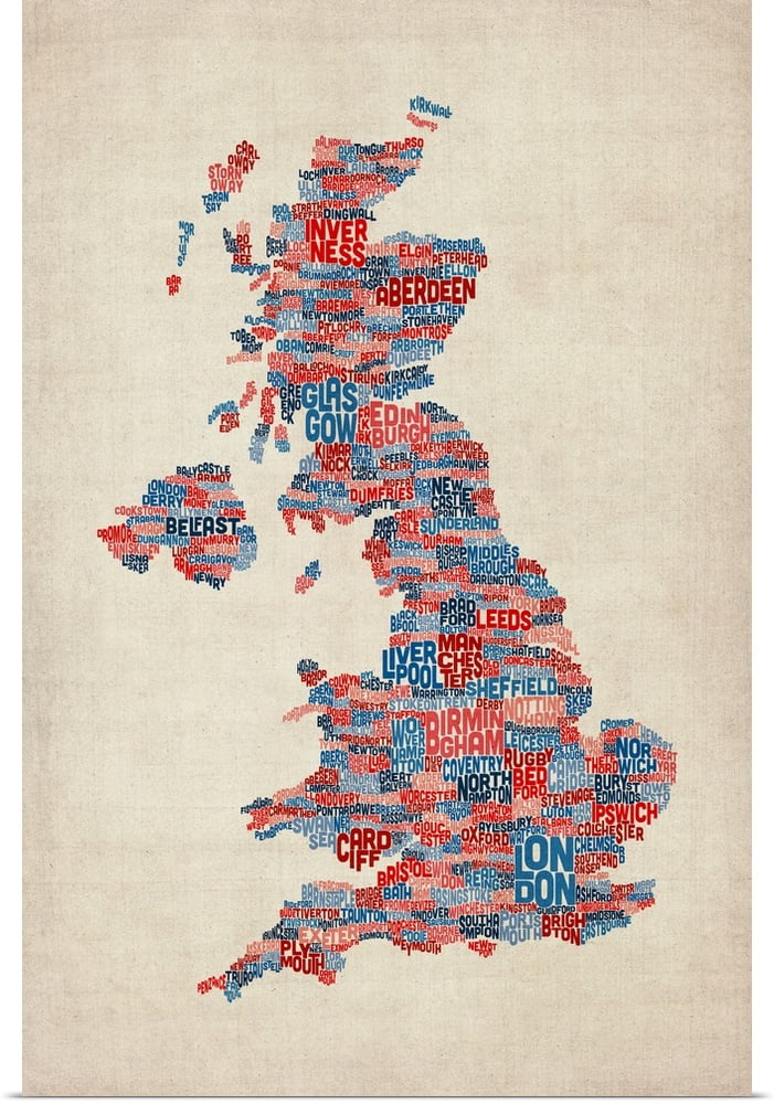 Printable Map Of Britain