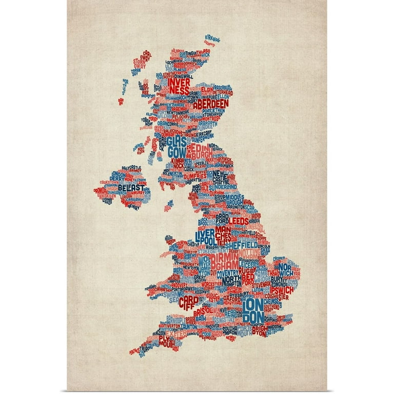 Printable Map Of Britain
