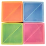 All Silicone Lunch Box cubes Food Storage Containers - Walmart.com