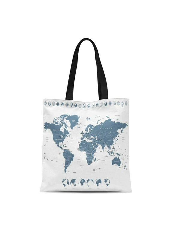 World Map Bag