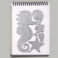 Seahorse for Shell Metal Cutting Dies Stencil Scrapbooking Album Paper ...
