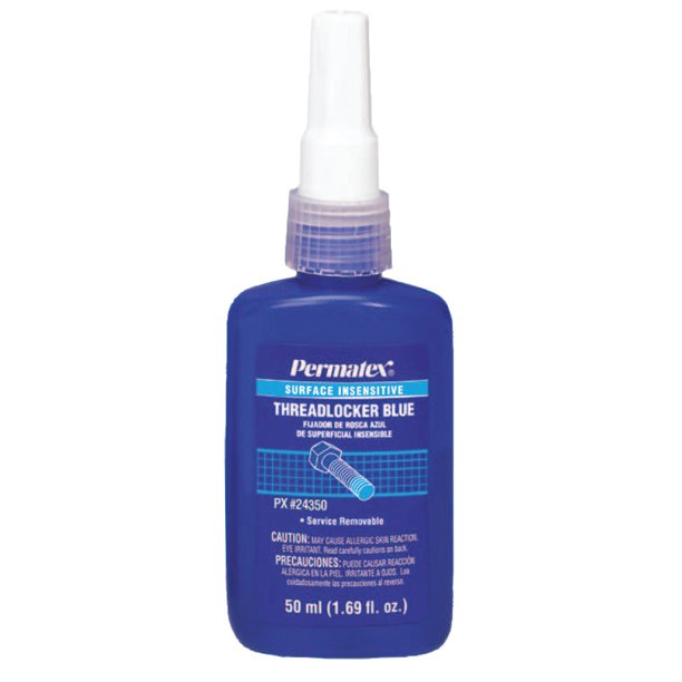 Permatex Surface Insensitive Blue Threadlockers, 50 mL, 3/4 in Thread, Blue - Walmart.com
