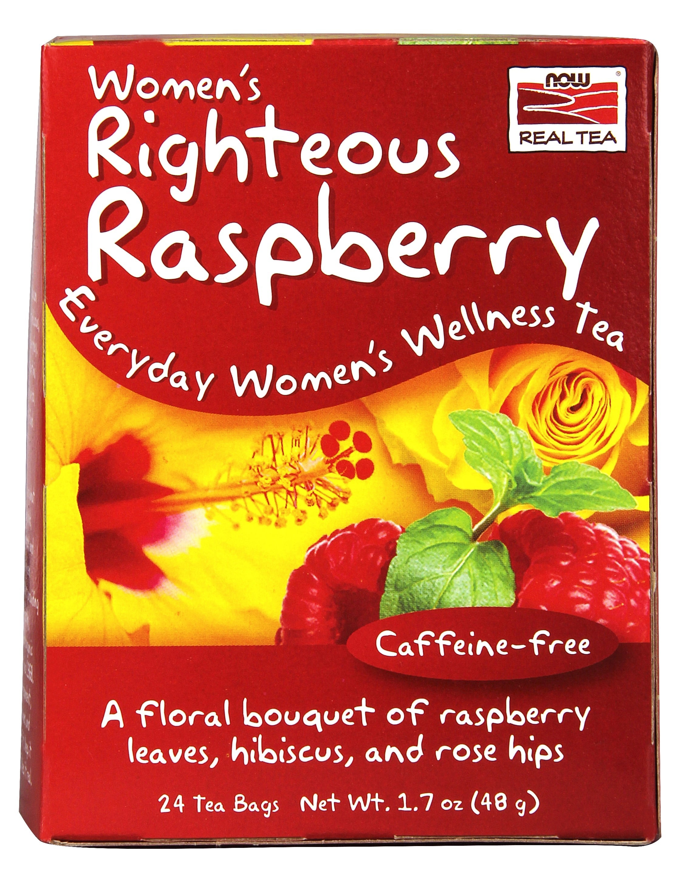 NOW Foods Women's Righteous Rasberry Tea, 24 Ct - Walmart.com