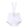 AWZXDE Kids Summer V-Shape Suspender Strap Shorts Baby Boys Girls ...