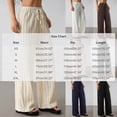 ClodeEU Women's High Waist Striped Wide Leg Pants with Drawstring ...