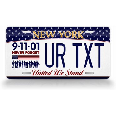 JASS GRAPHIX Thin Red Line License Plate for Firefighter Heavy Duty ...