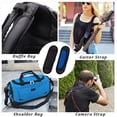 2Pcs 2 Colors Detachable Polyester Backpack Shoulder Strap Pad Mixed ...