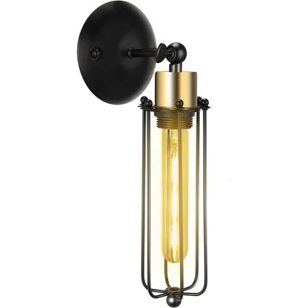 Modern Vintage Wire Cage Wall Sconces with Adjustable Sconces Close to ...