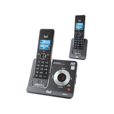 Bell BE6425-2 DECT 6.0 Cordless Phone System | Two Handsets | Digital ...