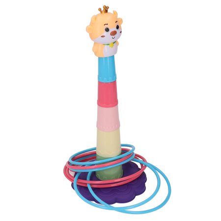 Ring Toss Game Set, Improve Hand Eye Coordination Study Color Ring Toss ...