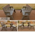 "Driftwood Convert a Bench, Generation II - 60"" Convertible, Foldable ...