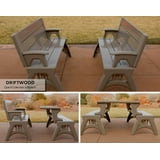 "Driftwood Convert a Bench, Generation II - 60"" Convertible, Foldable ...