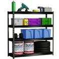 Shuntong Atlas 77‚Äù 4-Tier Steel Shelf, 10000lbs Load, Adjustable ...